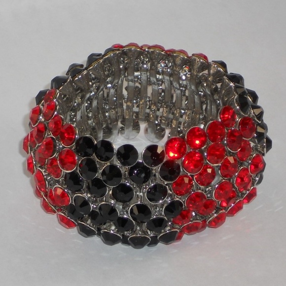 Unknown | Jewelry | Red And Black Bracelet | Poshmark